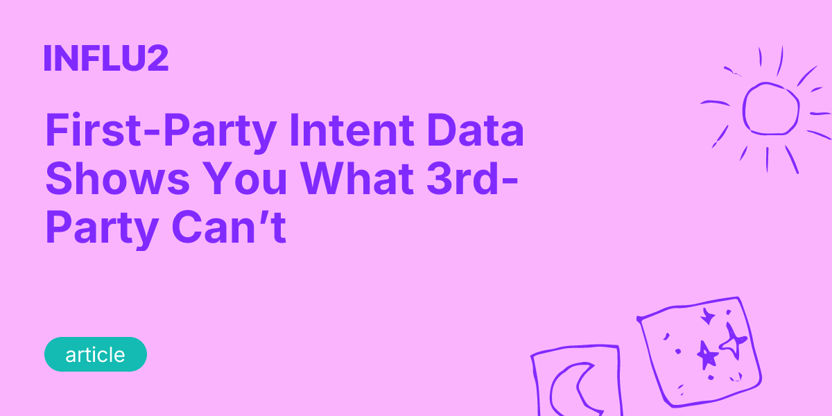 First-Party Intent Data Shows You What 3rd-Party Can’t