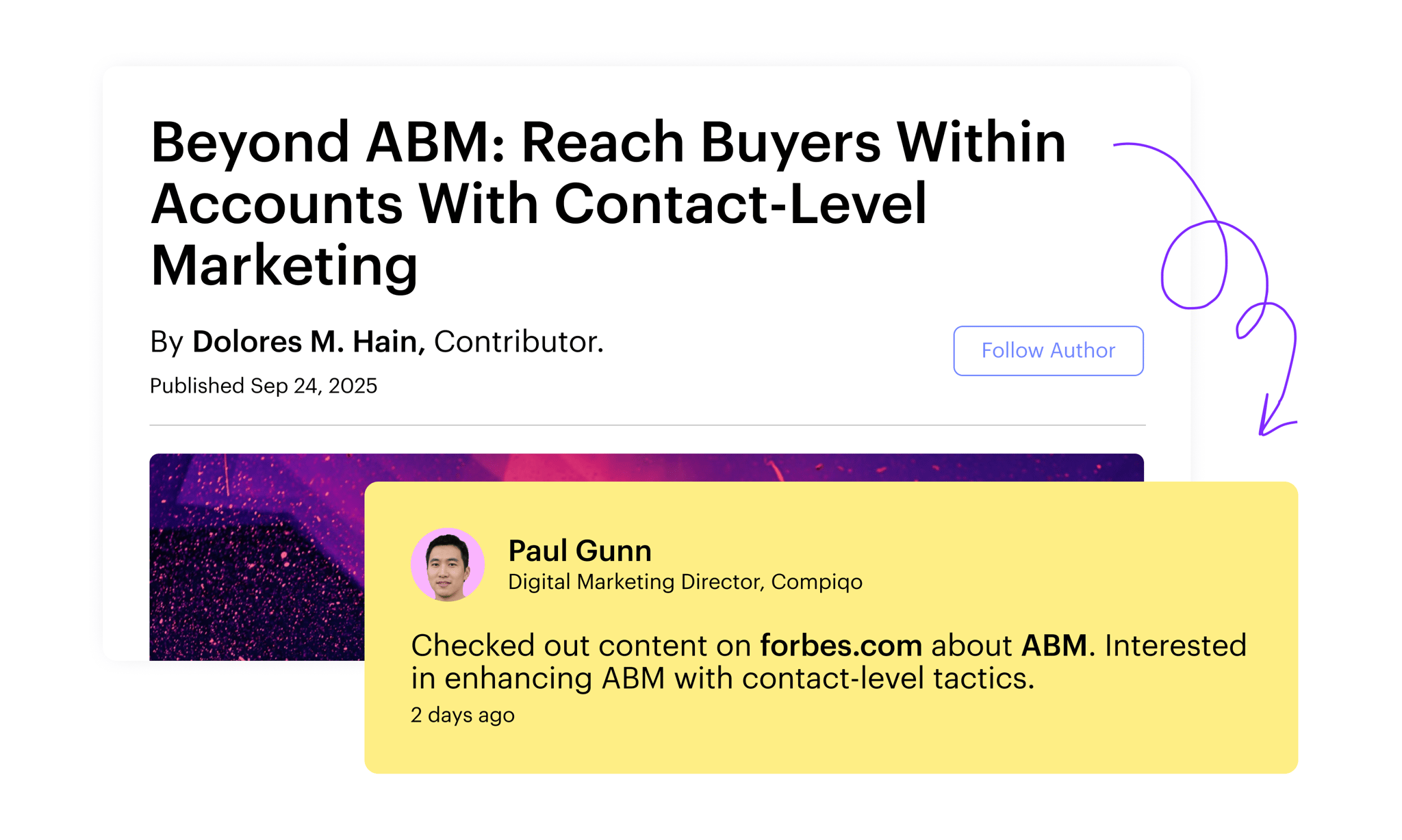 Contact-Level Intent: Get Actionable Buyer Intent Signals